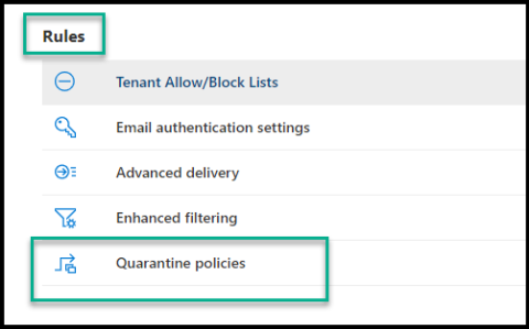 Configure Email Security Quarantine Policy in Microsoft 365 - CPI ...