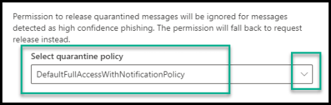 Configure Email Security Quarantine Policy in Microsoft 365 - CPI ...