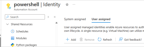 Use Azure Managed Identity with Azure Automation PowerShell - CPI ...